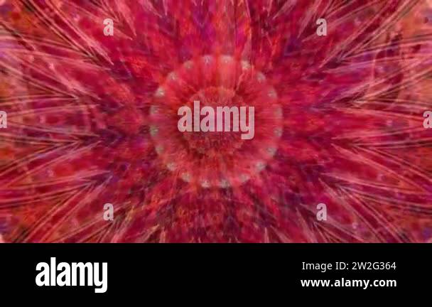 Beautiful Original Art therapy moving Mandala. Seamless loop ...