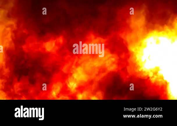 Burning Wildfires Flame Animated Wild Fire Blowing Windy Stock Video ...
