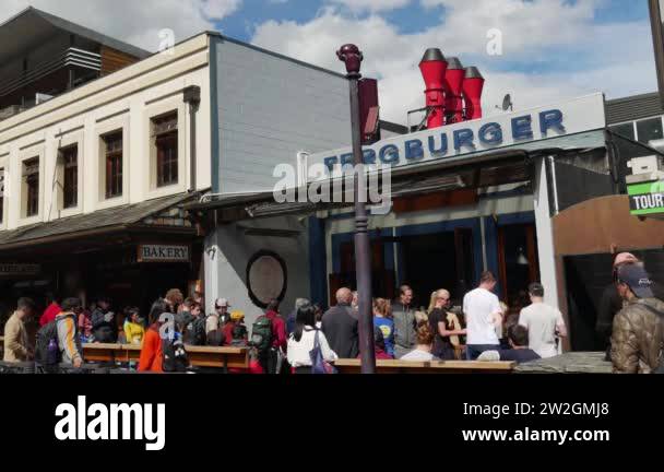 Fergburger queenstown Stock Videos & Footage - HD and 4K Video Clips ...