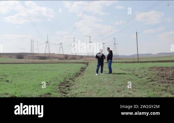 High voltage electrical substation. High voltage power plant for a ...