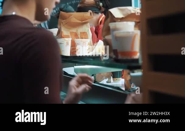 Mcdonald's restaurant order counter Stock Videos & Footage - HD and 4K ...