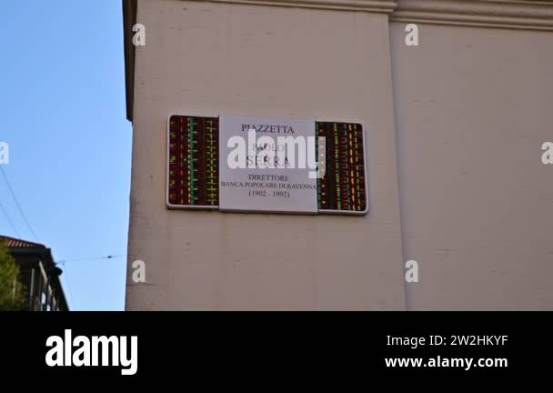 Ravenna sign Stock Videos & Footage - HD and 4K Video Clips - Alamy