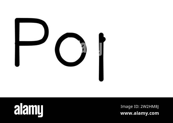 Pope Handwritten Text Animation in Various Sans-Serif Fonts and Weights ...