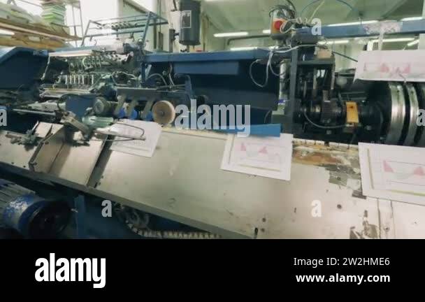 Offset printing press diagrams offset printing Stock Videos & Footage ...