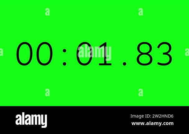 30 Seconds Countdown Timer on Green Screen Stock Video Footage - Alamy