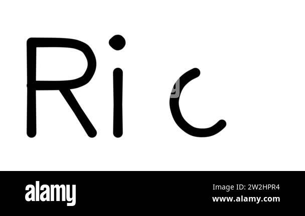Riot Handwritten Text Animation in Various Sans-Serif Fonts and Weights ...