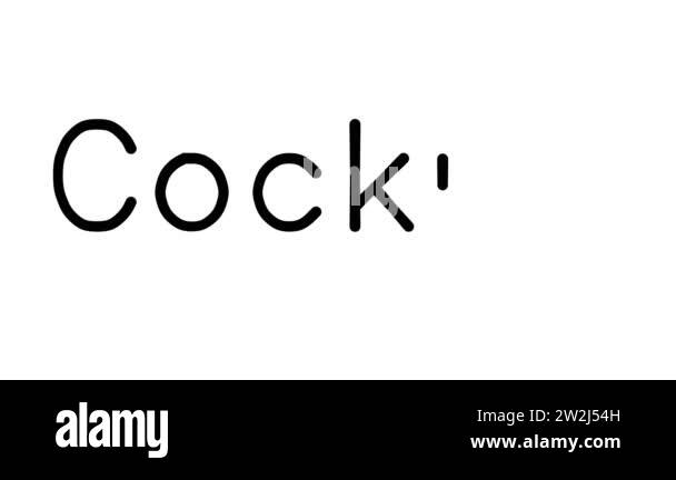 Cockpit Handwritten Text Animation in Various Sans-Serif Fonts and ...