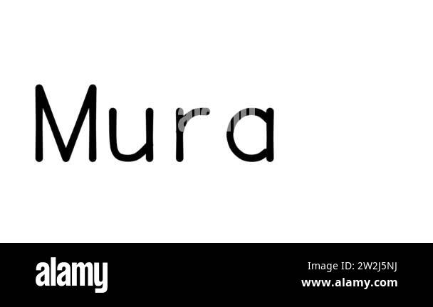 Murano Handwritten Text Animation in Various Sans-Serif Fonts and ...