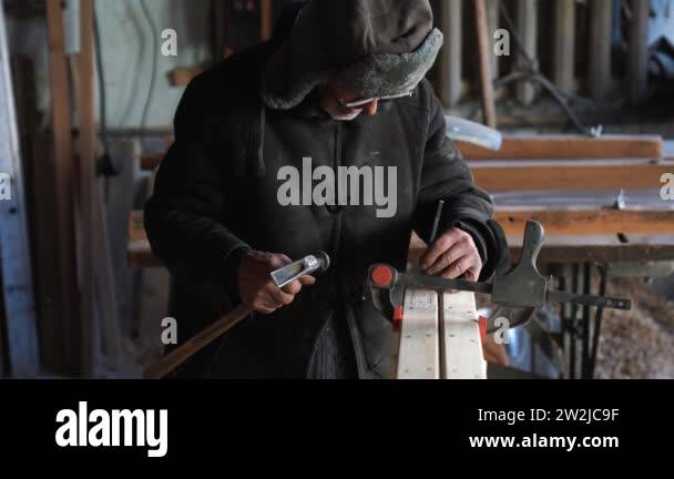 Male using wood chisel Stock Videos & Footage - HD and 4K Video Clips ...