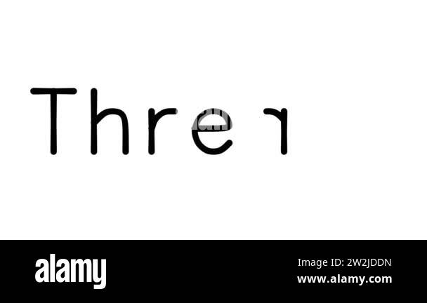 Threads Handwritten Text Animation in Various Sans-Serif Fonts and ...