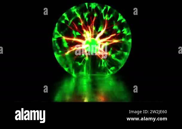 Plasma ball discharge lamp with high voltage lightning. Experiments ...