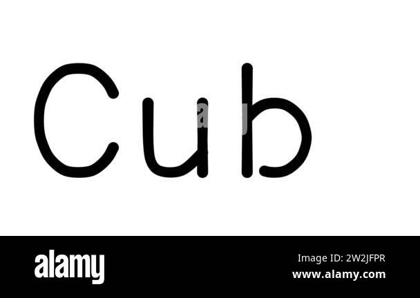 Cuba Handwritten Text Animation in Various Sans-Serif Fonts and Weights ...