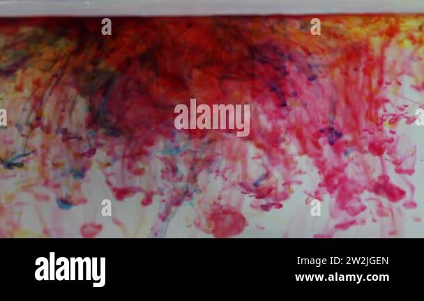 the colors in the water blend smoothly forming beautiful textures and ...