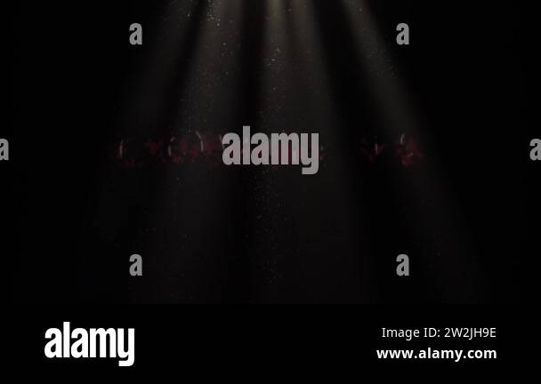 COVID-19, Coronavirus, Animated Text in Red on a Black Background With ...