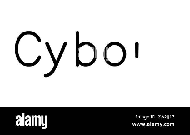 Cyborg Handwritten Text Animation in Various Sans-Serif Fonts and ...