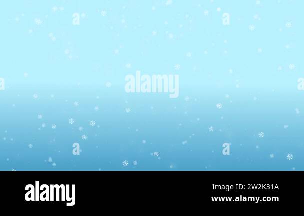 Snowfall on a blue background 2d animation, Animated falling snow in hd ...