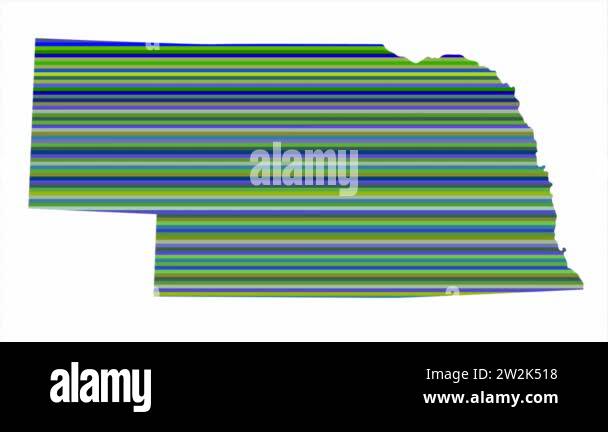 Nebraska line art map Stock Videos & Footage - HD and 4K Video Clips ...