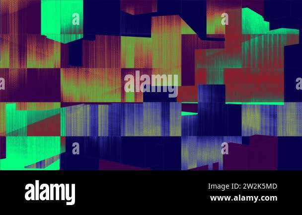 Texture crash digital visual animation Stock Video Footage - Alamy