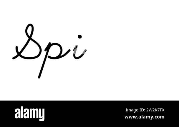 Spirit Decorative Handwriting Animation in Six Cursive and Gothic Fonts ...