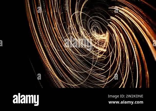 Magic rotation of galaxy space swirling vortex in outer space ...