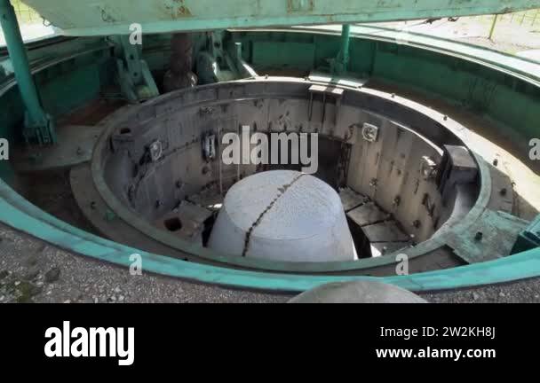 launching shaft at the old soviet base, Intercontinental Soviet rocket ...