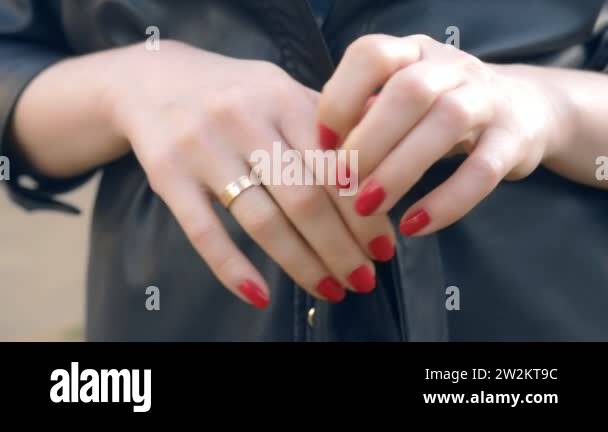 Closeup hands woman takes off Stock Videos & Footage - HD and 4K Video ...