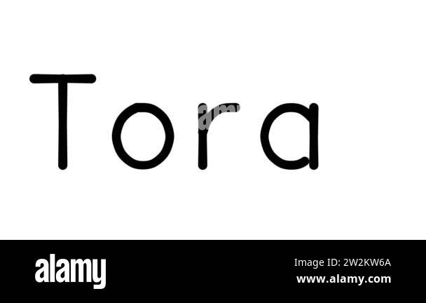 Torah Handwritten Text Animation in Various Sans-Serif Fonts and ...