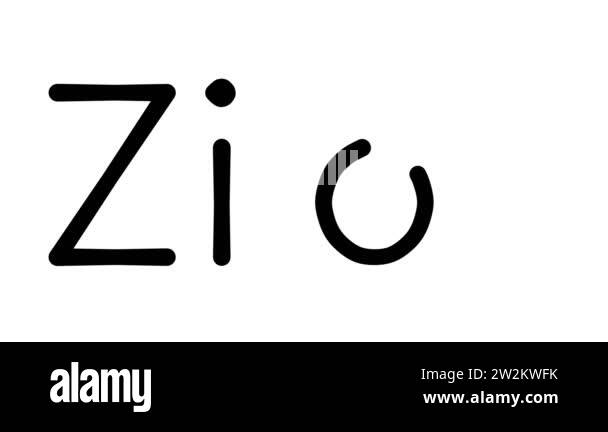 Zion Handwritten Text Animation in Various Sans-Serif Fonts and Weights ...