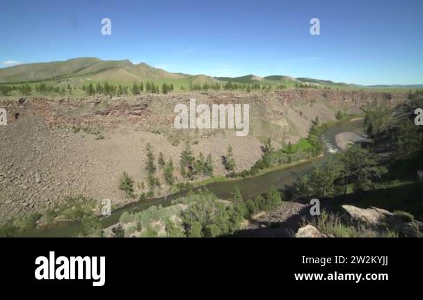 Deep Cleft Between Escarpments of Stony Canyon Geological Formation ...