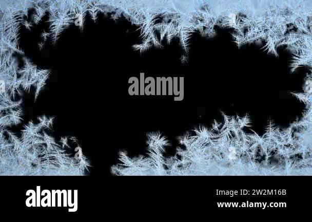 Ice Freezing Animation of the Screen from Borders to the Center with ...