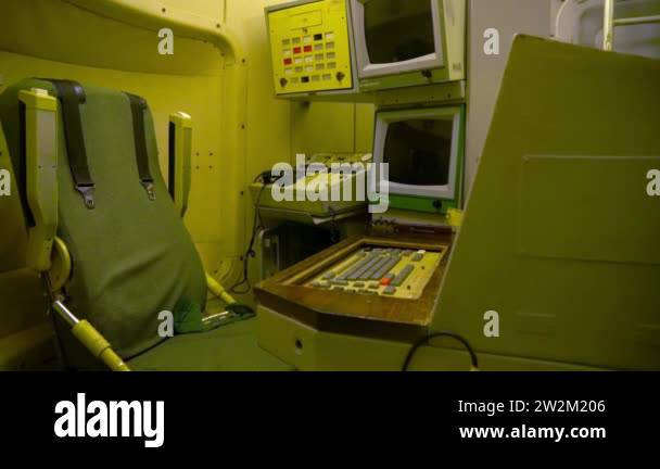 soviet control panel for launching intercontinental ballistic missiles ...