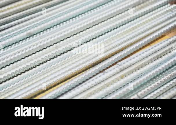 Stacked steel rebar rods Stock Videos & Footage - HD and 4K Video Clips ...