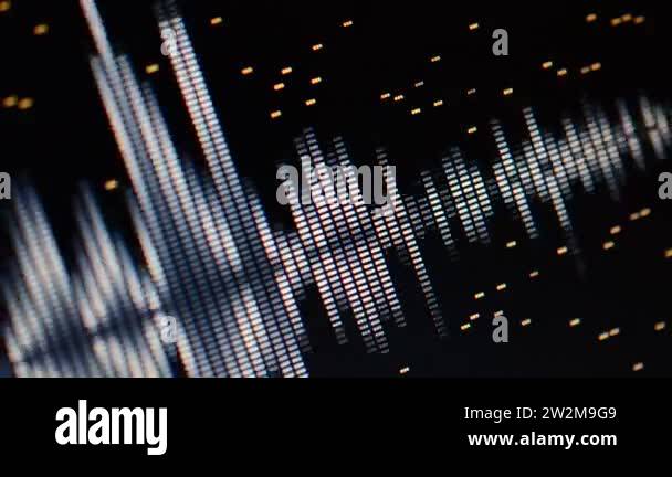 Rhythmic drawing. Sound and wave Stock Video Footage - Alamy