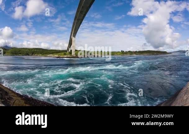Whirlpools of the maelstrom of Saltstraumen, Nordland, Norway Beautiful ...