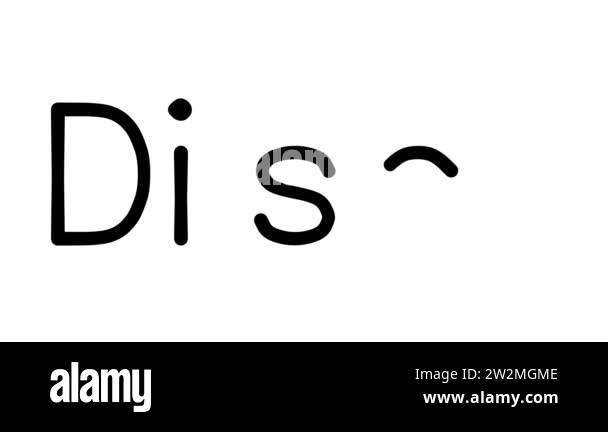 Disco Handwritten Text Animation in Various Sans-Serif Fonts and ...