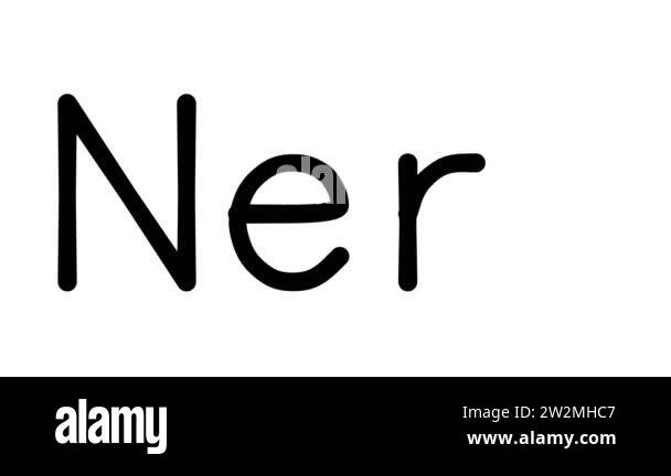 Nerd Handwritten Text Animation in Various Sans-Serif Fonts and Weights ...