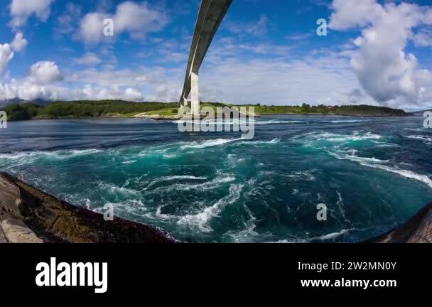 Whirlpools of the maelstrom of Saltstraumen, Nordland, Norway Beautiful ...