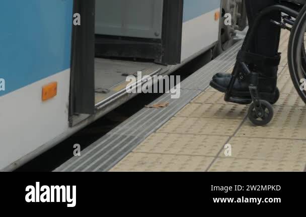 Wheelchair bus stop Stock Videos & Footage - HD and 4K Video Clips - Alamy