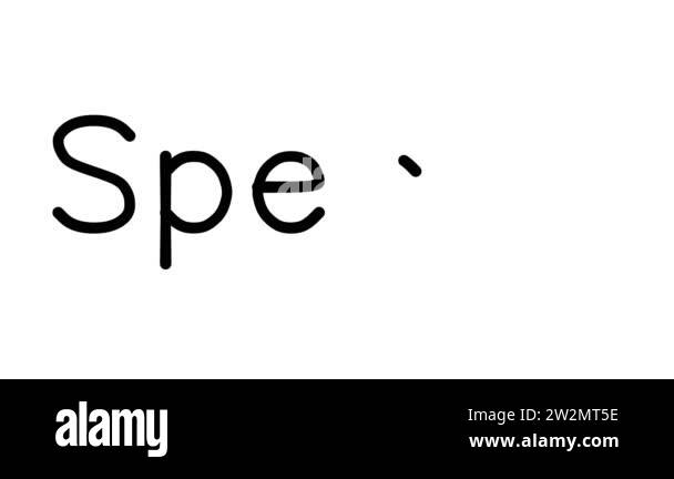 Special Handwritten Text Animation in Various Sans-Serif Fonts and ...