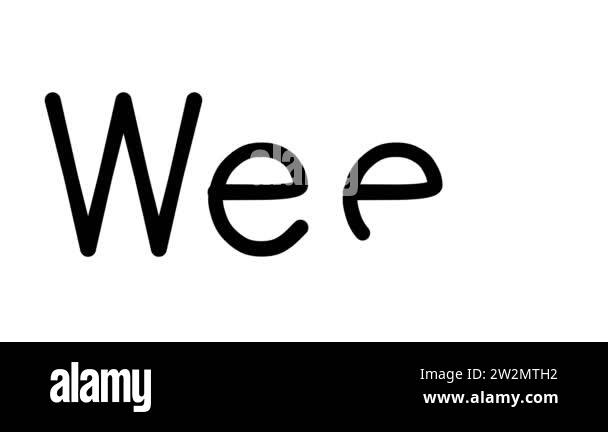 Weed Handwritten Text Animation in Various Sans-Serif Fonts and Weights ...