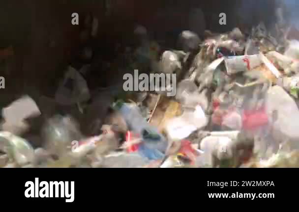 Behind the scenes look at the steps of modern recycling Stock Video ...