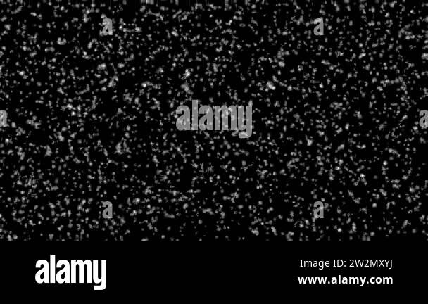 Heavy winter snowfall on black background. 4K falling snow Stock Video ...