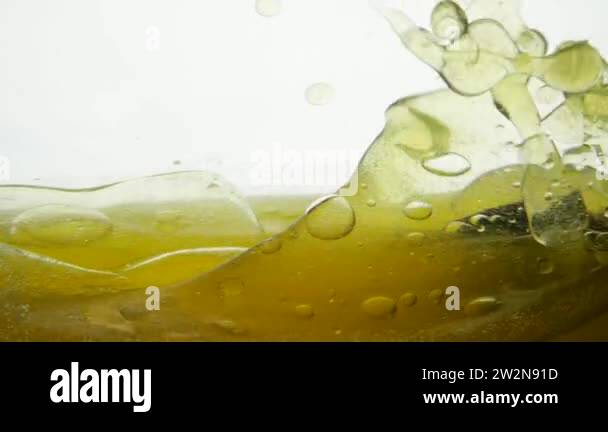 Mustard oil is stirred with a teaspoon of hemp oil, resulting in a ...
