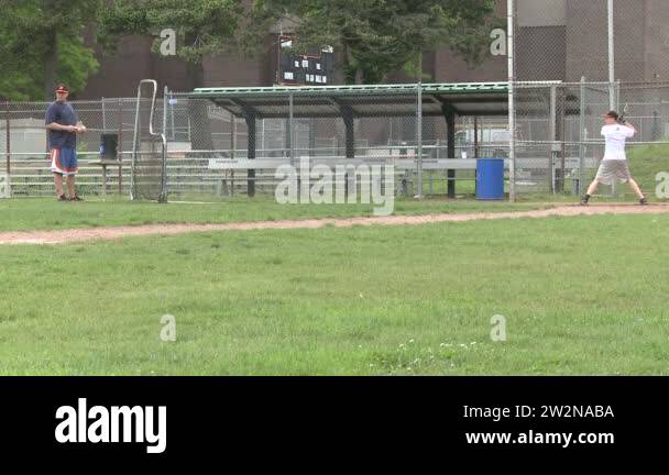 Coach throws batting practice Stock Videos & Footage - HD and 4K Video ...