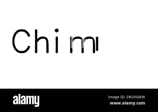 Chimney Handwritten Text Animation in Various Sans-Serif Fonts and ...