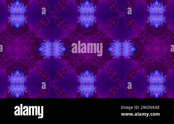 Abstract retro aesthetic background loop animation. Kaleidoscope effect ...