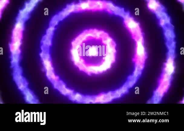 Looped animation. Energy circles background. Animation of an abstract ...