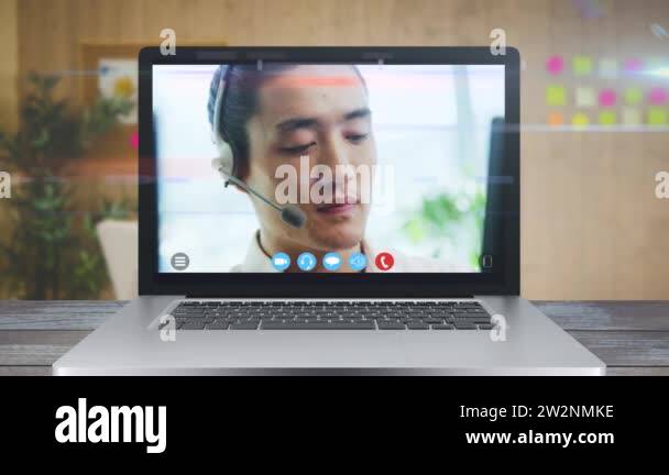 Animation laptop computer screen showing Stock Videos & Footage - HD ...