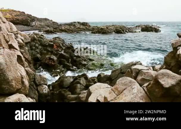 Ocean waves on rock shore Stock Videos & Footage - HD and 4K Video ...