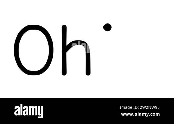 Ohio Handwritten Text Animation in Various Sans-Serif Fonts and Weights ...